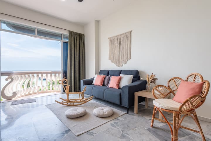 Portdickson Beachfront 10pax3br Home 1mintobeach - Port Dickson