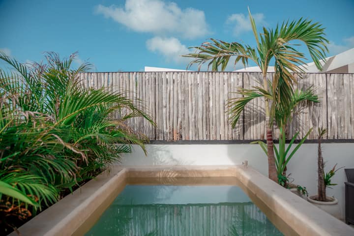 3 Br Jungle Apartment - Private Pool - La Veleta - Tulum