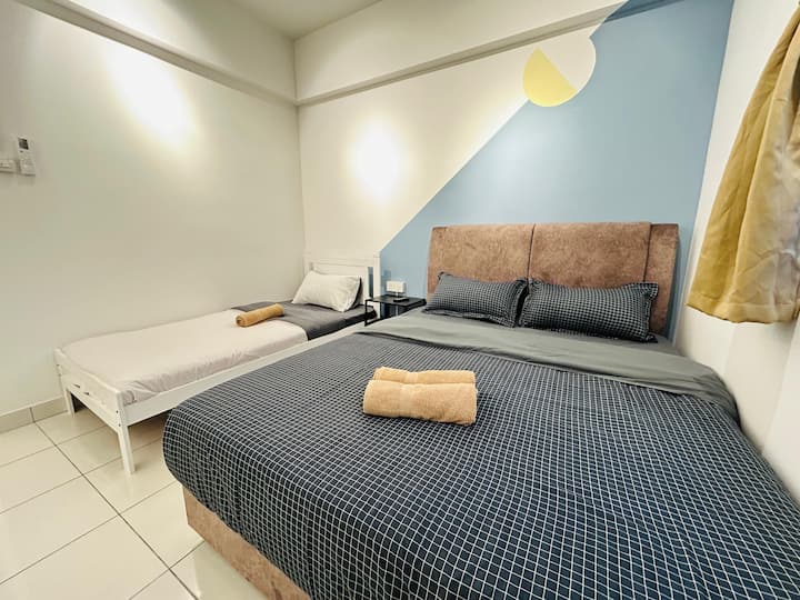 Mi Apt Kulai 3room 8paxnear Ioi Aeon Mall/ Jpo - Kulai
