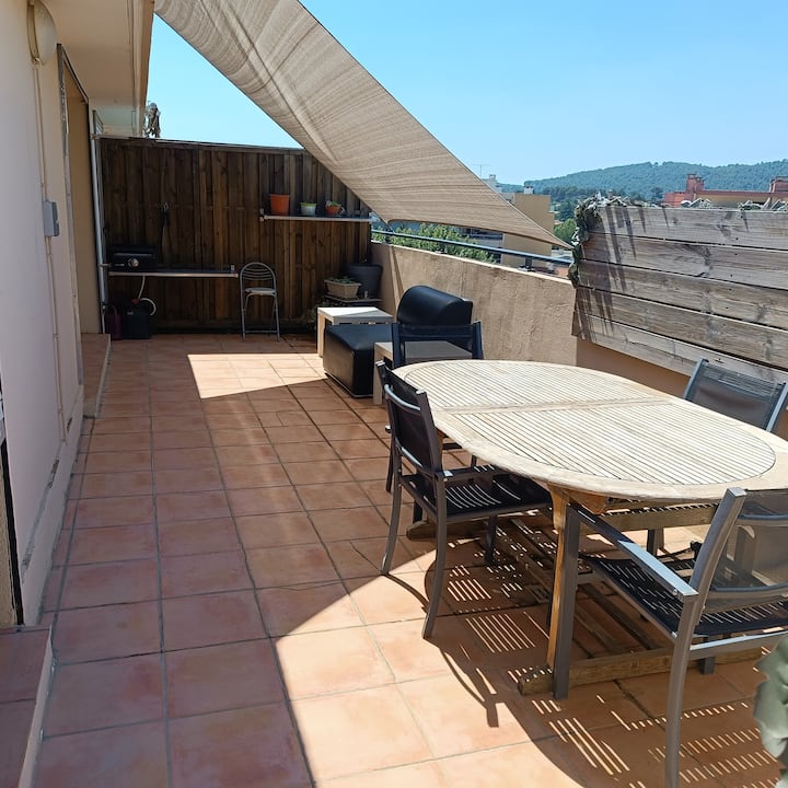 Chambre Calme Sur Terrasse - Draguignan