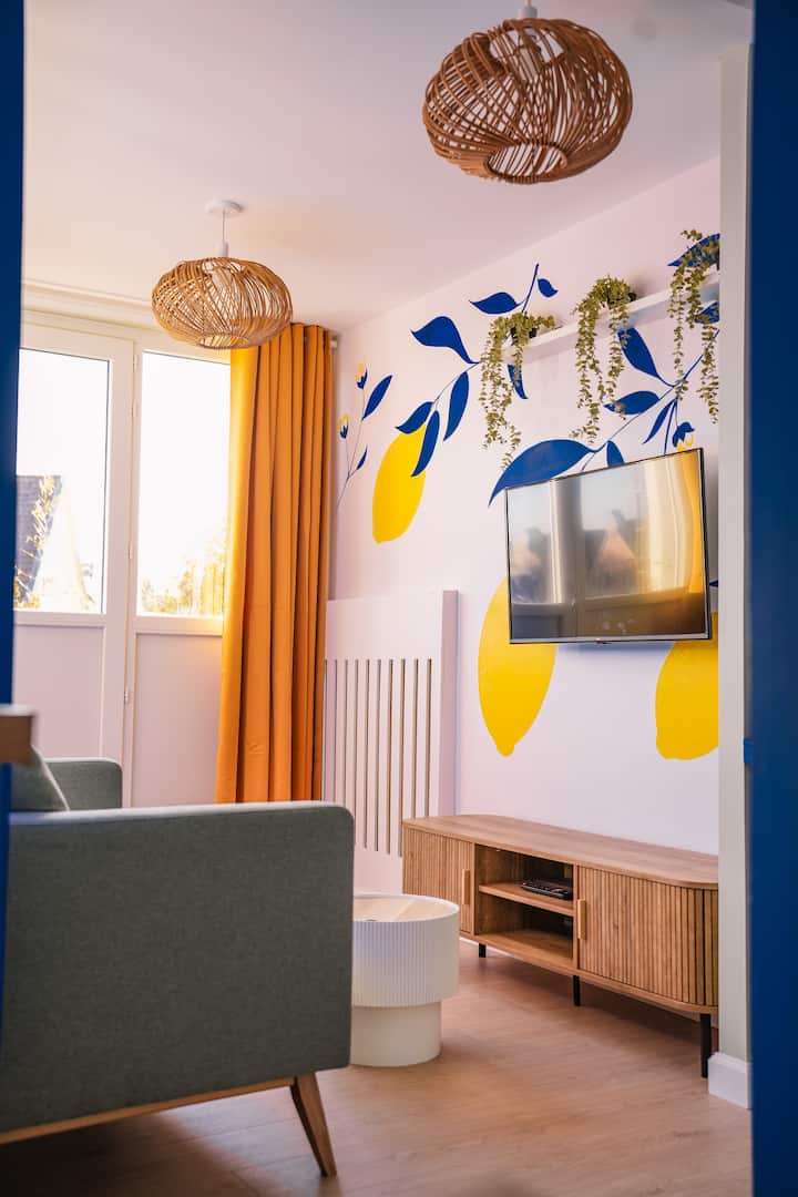 Studio Majorelle Rouen Cosy + Parking Privé - Rouen