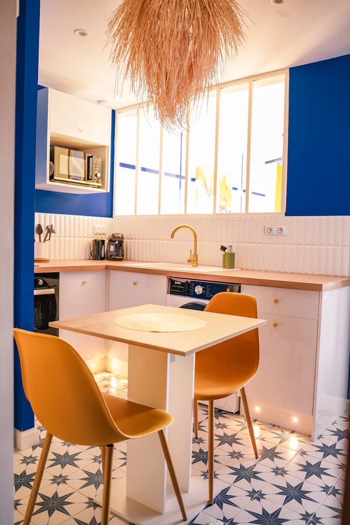 Studio Majorelle Rouen Cosy + Parking Privé - Sotteville-lès-Rouen