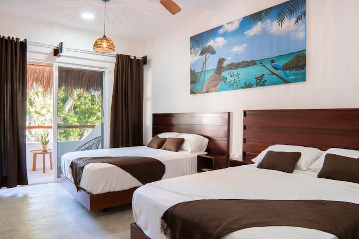 Casa Inés Bacalar Baach ·Walk To The Park & Lagoon - Bacalar
