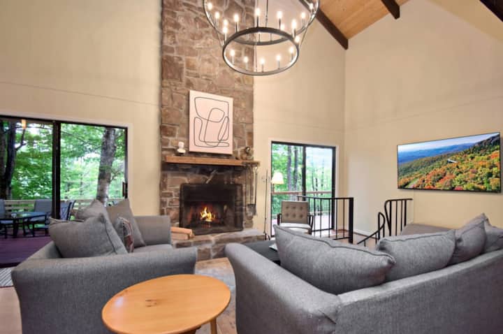 Chalet About Retreat/pet Friendly/ev Charge/ski - Beech Mountain