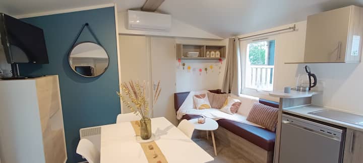 Cozy-house Climatisé 3 Chambres - Camping 4* - Lège-Cap-Ferret