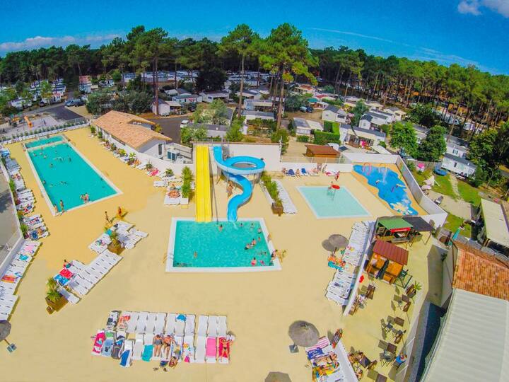 Cozy-house Climatisé 3 Chambres  Camping 4* - Lège-Cap-Ferret