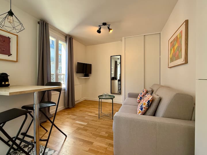 Charmant Studio Lumineux Pour 2 Pers - Oberkampf - París