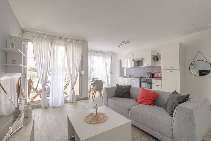 T2 Cosy*calme*parking Gratuit*proche Lyon*eurexpo - Saint-Priest