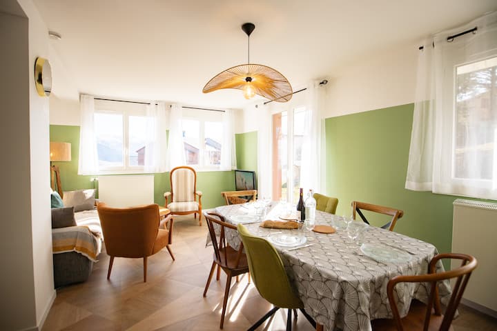 Séjour Montagne/ Grand T3 Premium / 6 Pers/netflix - Font-Romeu-Odeillo-Via