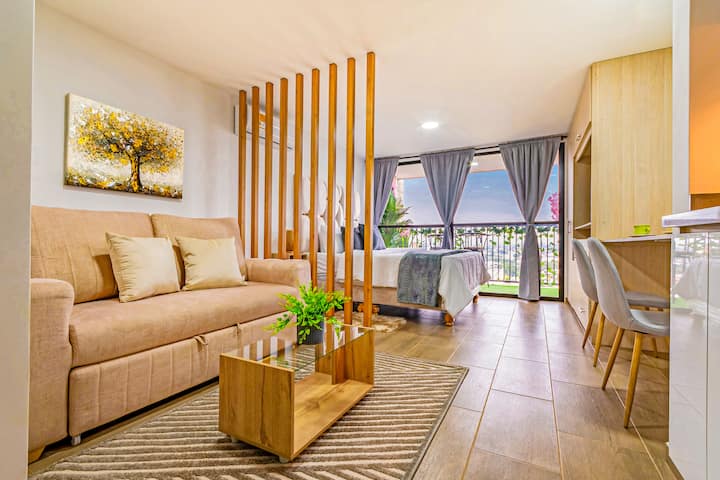 H308 L Loft Central L Balcón Vista A La Ciudad - Cali