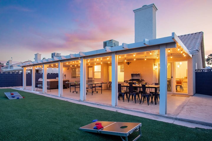 5bd Relaxing Stay- Game Room, Spa, Ping-pong Table - Las Vegas Strip, NV