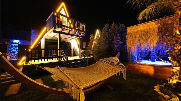 Fırsatdeluxebungalov Paris 2+1korunakbahçe,jakuzi - Sapanca