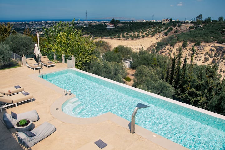 Grand Luxury Villa With Spa - Heraklion