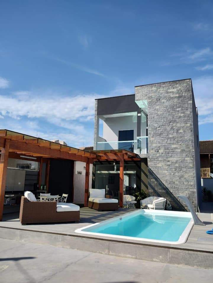 Sobrado 5 Min. A Pé Da Orla - Caraguatatuba