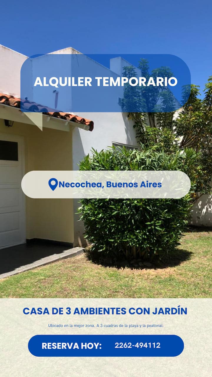 Casa Cerca De La Playa - Necochea