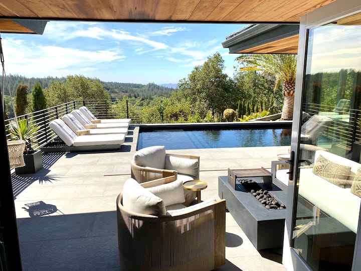 Luxury Home W/ Pool & Napa Views - Pope Valley, CA