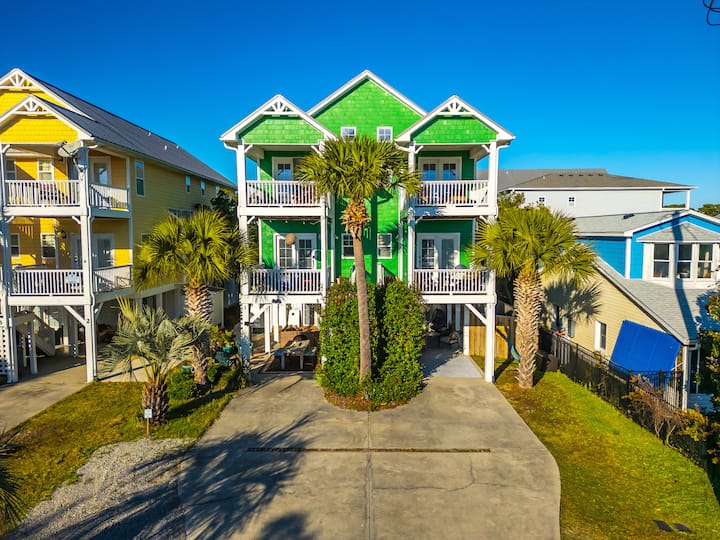 The Sea Glass Vista L Ev Charger! - Carolina Beach, NC