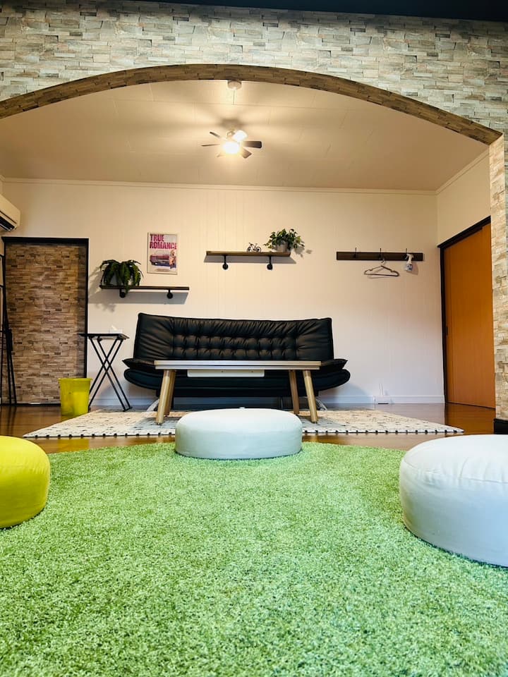 一軒家貸切118平米/wi-fi/駐車場2台無料/秋旅シーズン紅葉と観光に! - 總社市