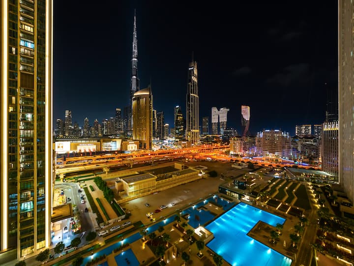 Royalvista 14 | 2br-gym-pool | Burj Khalifa View - Dubai