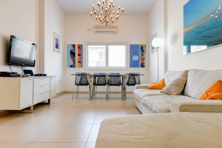 ->Charming Tel Aviv Flat By Rabin Square> 2br - Tel Aviv Ben Gurion Airport (TLV)