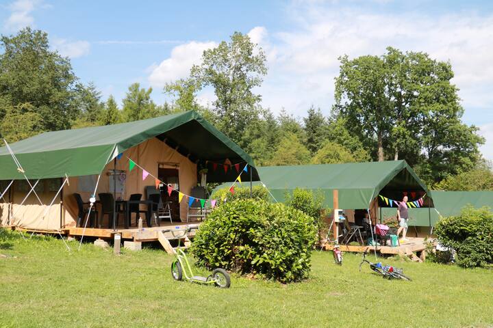 Camping Le Roptai - Tente Safari 6p (Champ) - Rochefort