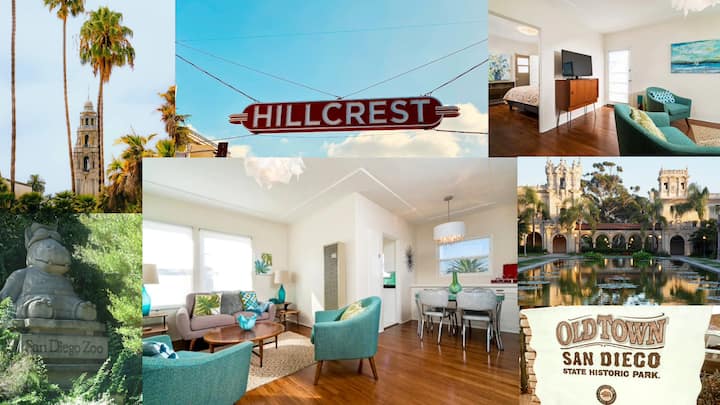 Walk To Balboa Park, Sd Zoo , Restaurant Row &More - Mission Valley - San Diego