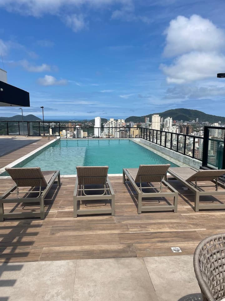 Apartamento Mobiliado Novo - Type 106 - Guarujá