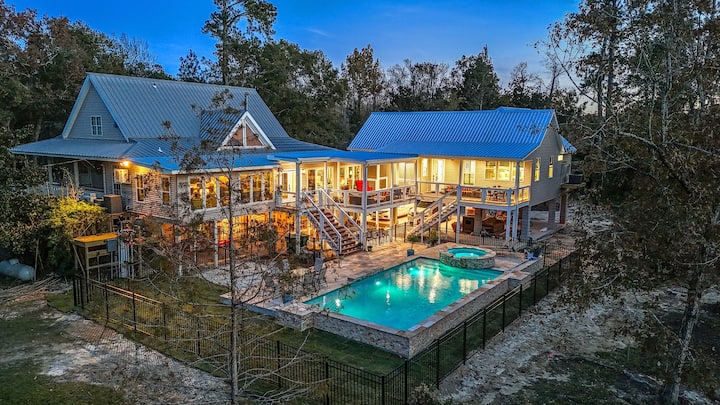 Guesthouse/pool On River - Quiet. With Boathouse. - Covington, LA
