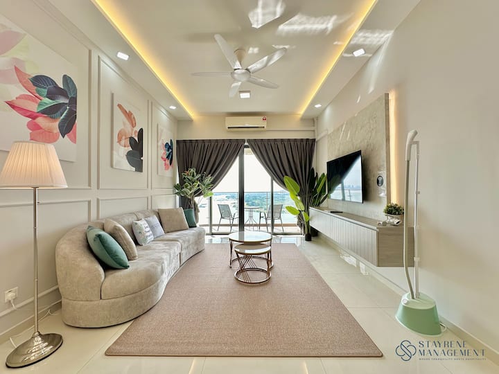 Country Garden Danga Bay Sea View/3bedroom/8pax - Johor Bahru