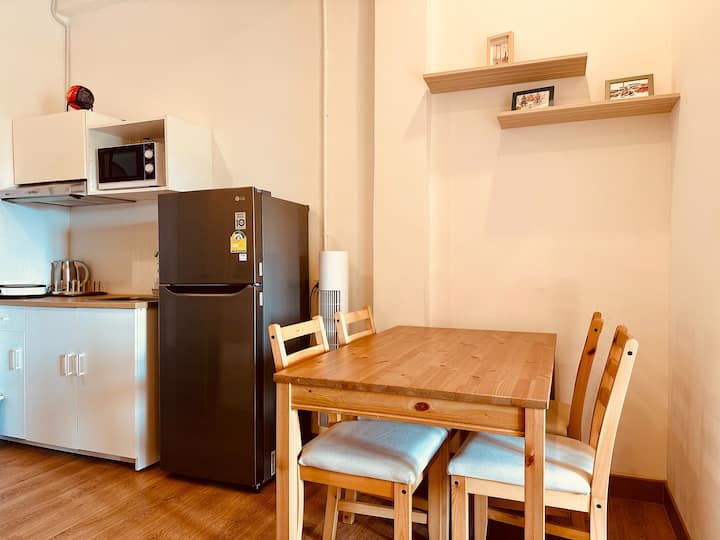 Family2bedrooms 1bath: Bts Green Line/dmk Airport - Lak Si