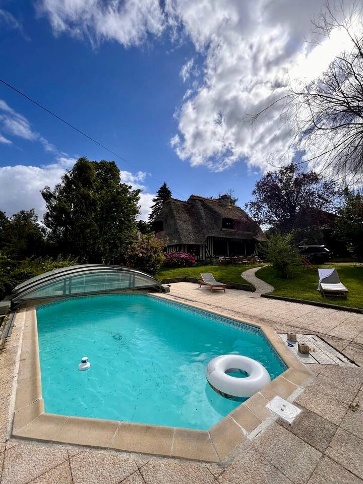 La Marinette - Chaumière De Charme Avec Piscine 6p - Villers-sur-Mer