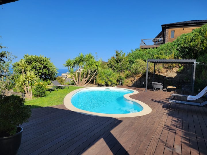 Villa Avec Piscine Vue Mer Et Montagne - Cap Corse