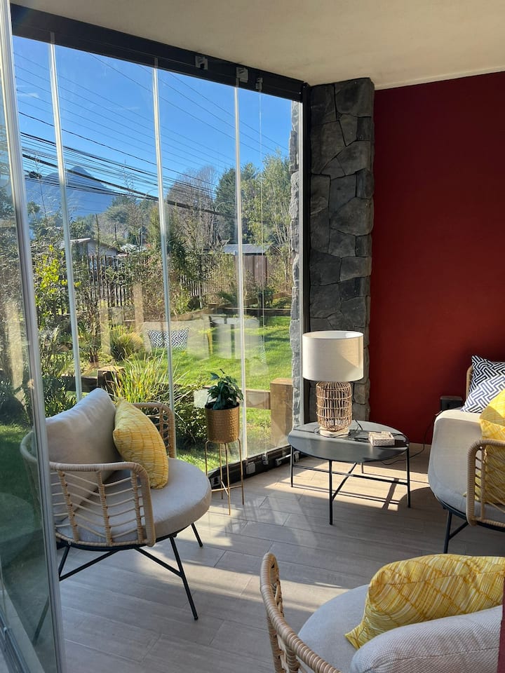 Hermoso Depto. En Pucon- 4 Personas Con áRea Verde - Pucon