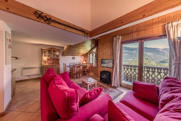 Duplex Avec Vue Et Balcon - Méribel