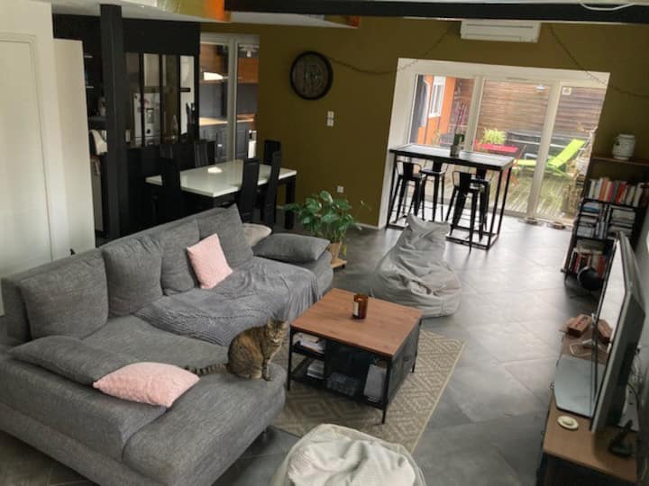 Grande Chambre Dans Un Loft - Biarritz