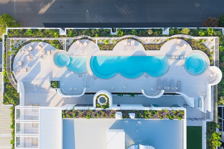Riverside Apt W/ Amazing Rooftop Pool & Parking - Brisbane