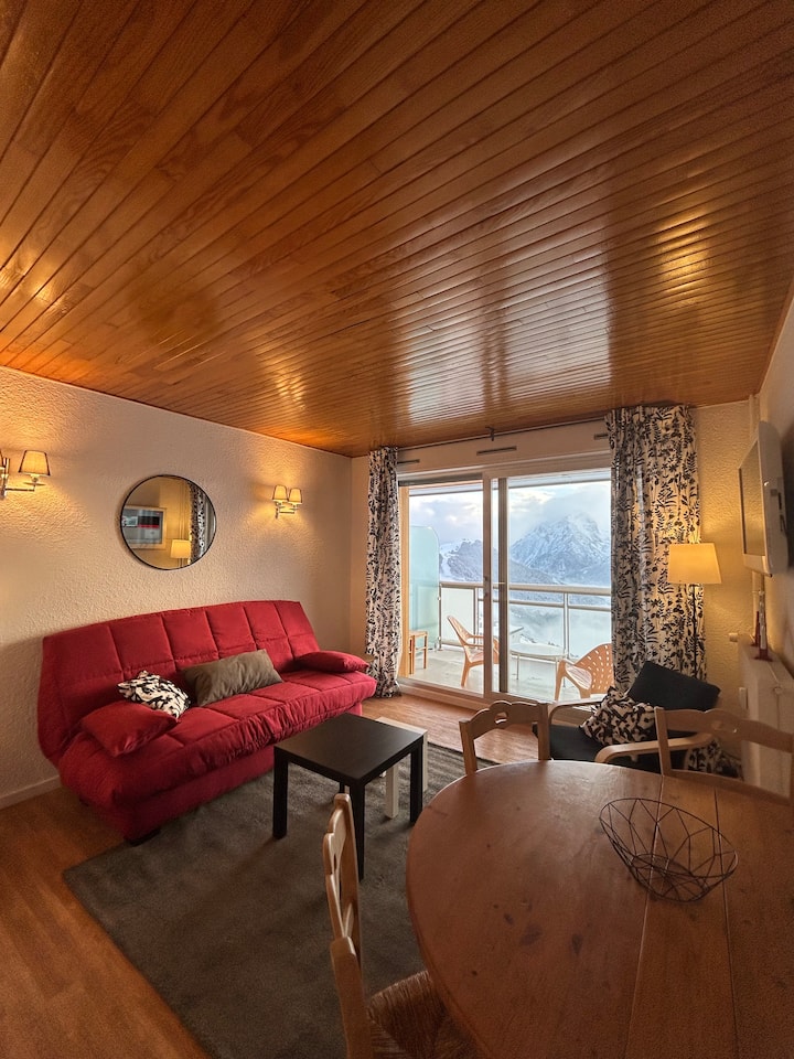 Studio Piste Rouge - 4/5 Pers 32m2 Garage Wifi Vue - L'Alpe d'Huez