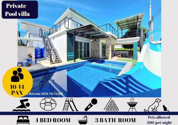 Plus 3 Hua-hin Private Pool Villa From Beach 3 Km - 華欣