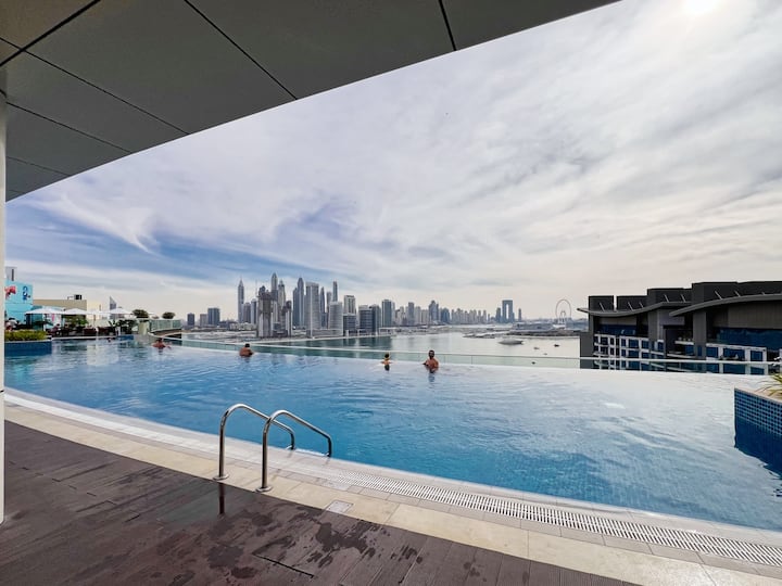 Lovely Studio At Seven Palm With Infinity Pool - Dubai