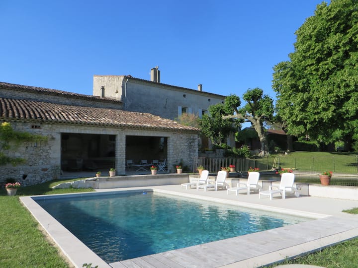 Gîte Les Voûtes*piscine*jeux*jardin - Montélimar