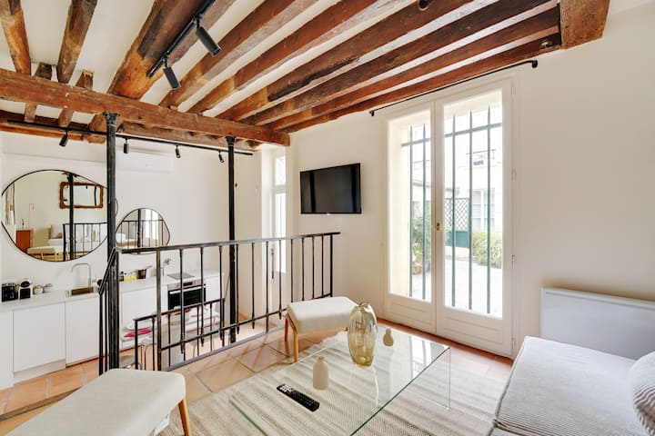 Appartement Rdc à Saint-germain-des-prés - Paris