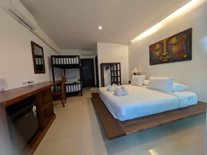 Koh Tao, Family Room For 4 - Ko Tao