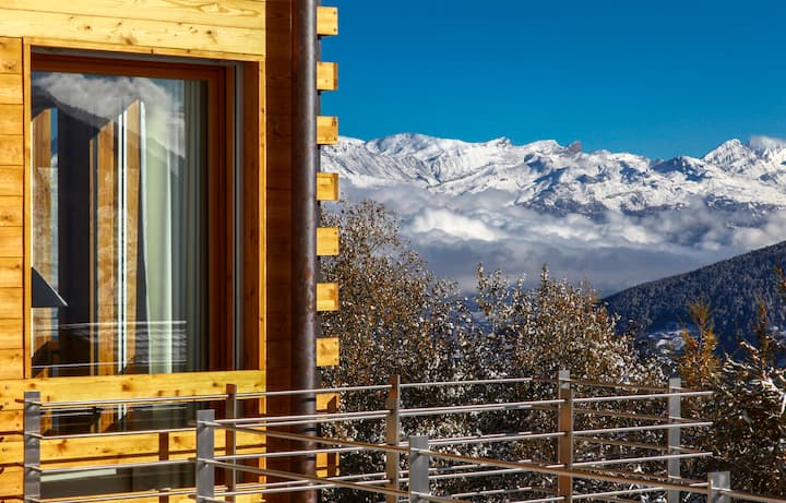 Luxury Swiss Ski Chalet - Nax