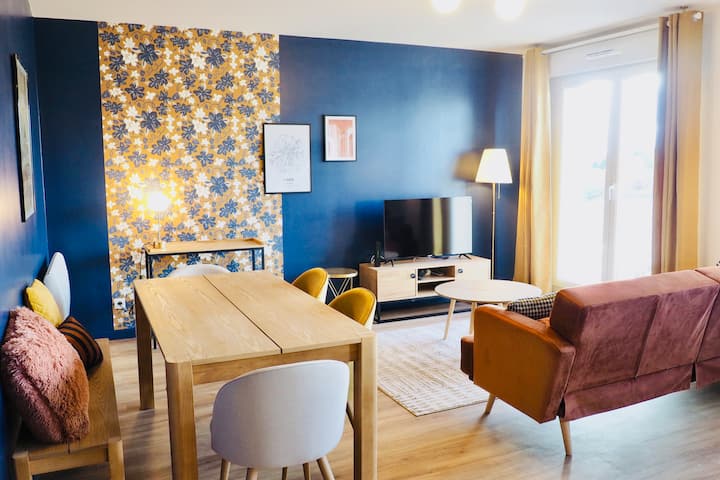 Le Cosy Dahlia - Parking, Balcon - Caen