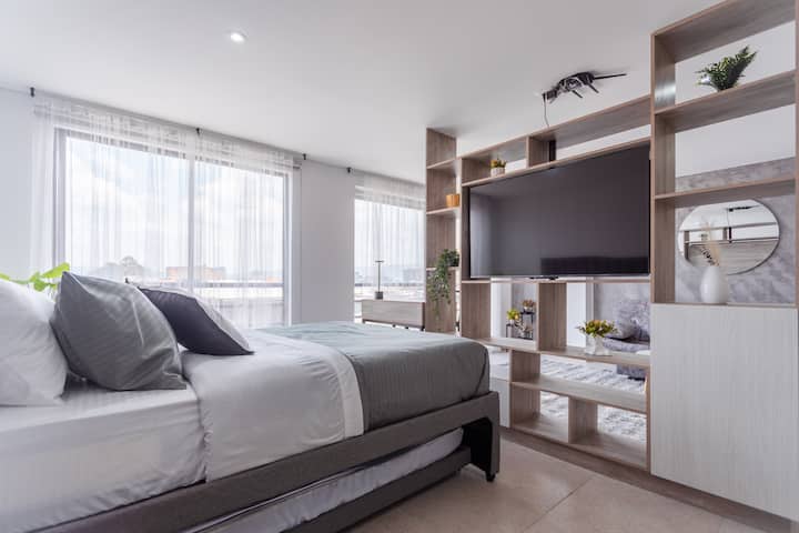 Loft Con Excelente Vista Cerca Al Aeropuerto - Bogota