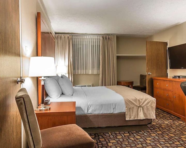 Cozy 1 Queen Bed Room - Medicine Hat