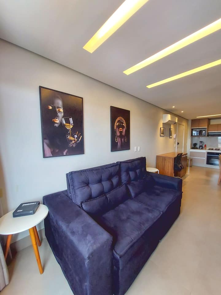 Refúgio Tranquilo E Elegante No Prime Flat - Campo Grande