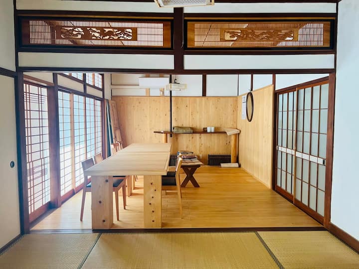 最大10名貸切。温泉まで徒歩5分「いのちの遊び場 Meguri」で湯治&ナノミストサウナ体験 - 나가토시
