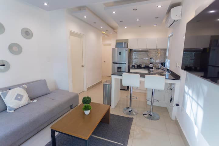 Depto. 3br,cocina,tvs, 10 Pax - Cancún