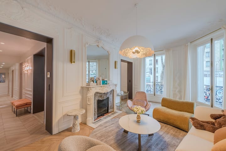 Hausmannian Luxury : 120sqm, 3bdr, 2ba, Ac, Paris - Châtelet - Les Halles - Paris